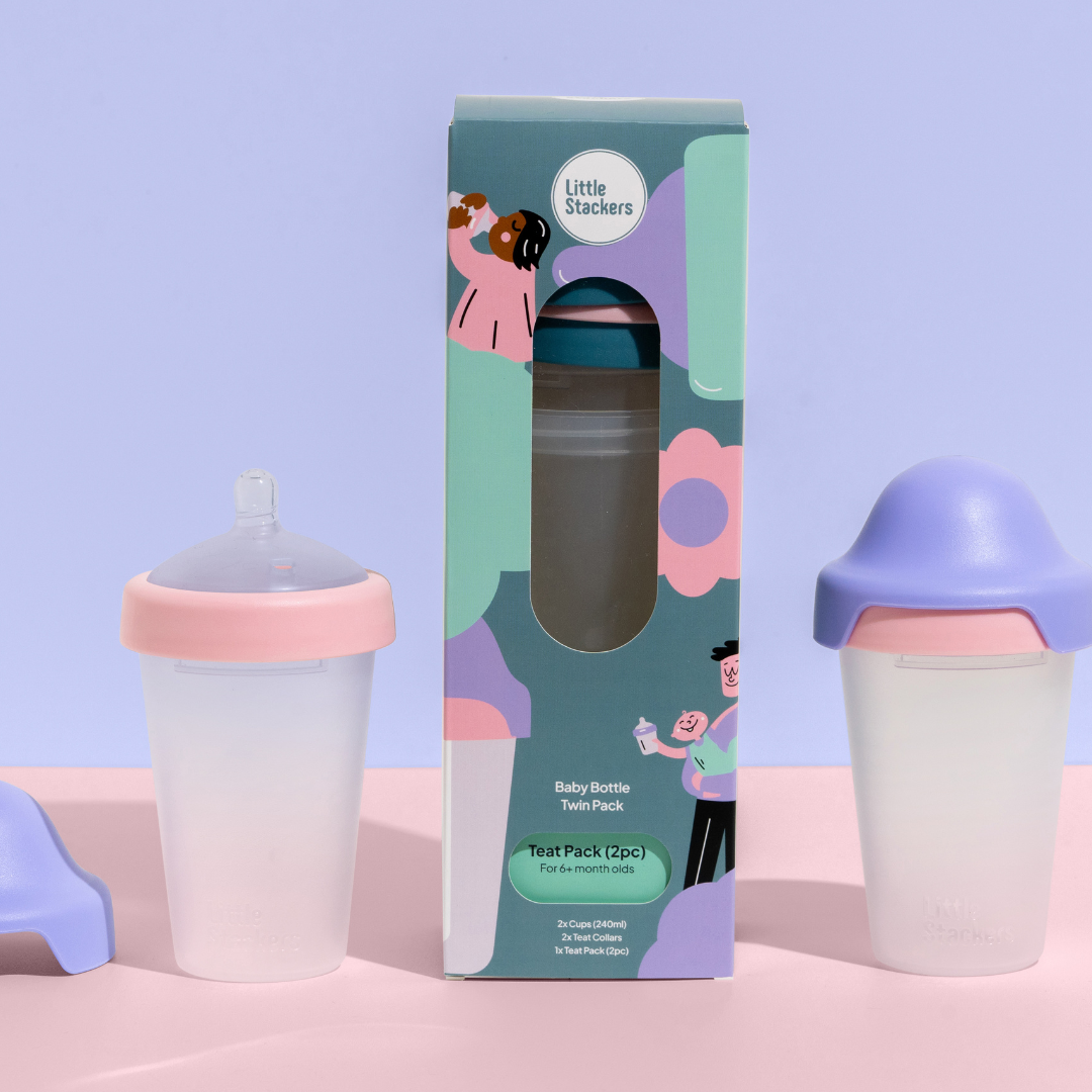 240ml Baby Bottle Two Pack – Little Stackers