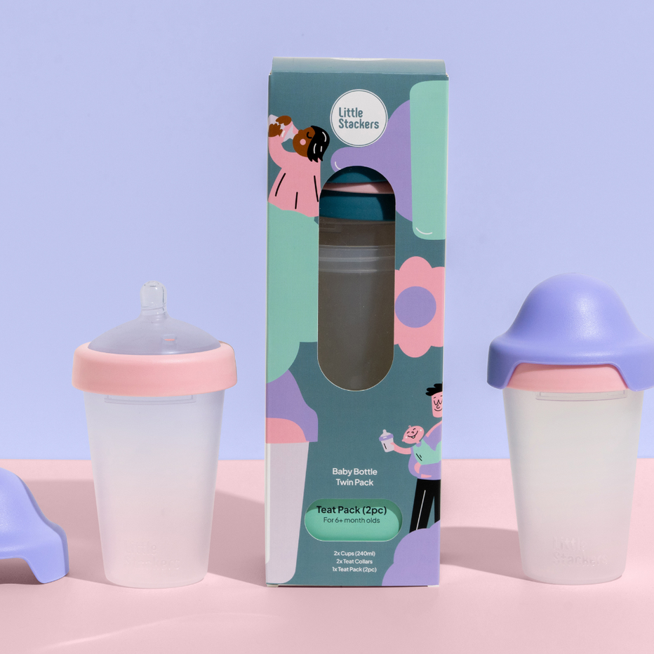 240ml Baby Bottle Two Pack – Little Stackers